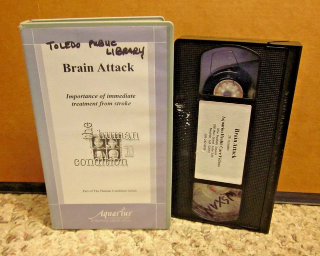 BRAIN ATTACK DOCUMENTARY Human Condition strokes VHS cerebral ...