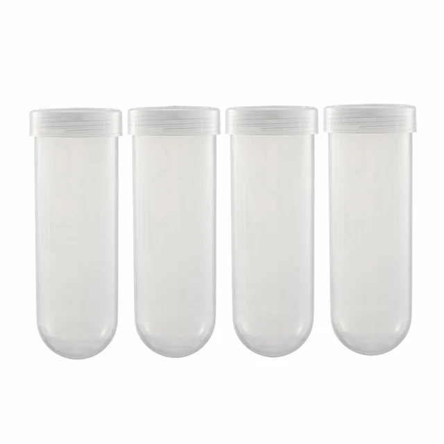 10 PCS 100ML Plastic Centrifuge Tubes with Screw Cap Round Bottom $13. ...