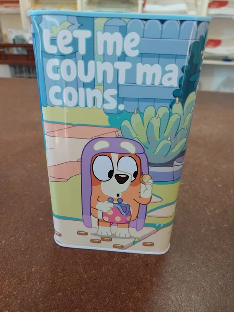 BLUEY MONEY BANK ~ Bluey Money Box ~ Bluey Money Tin Collectable $20.00 ...