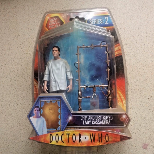 DOCTOR WHO-CHIP AND Destroyed Cassandra -5" Action Figure-Character ...