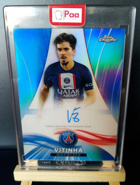 VITINHA AUTOGRAPH ON Card /35 Topps Chrome PSG 22/23 EUR 107,99 ...