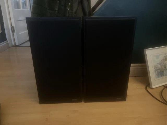 PAIR OF SPENDOR SP2/2 Book Shelf Speakers - Black Oak - Good Condition ...