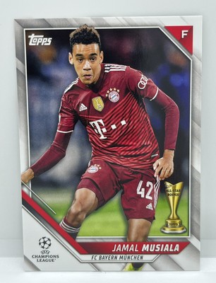 JAMAL MUSIALA 2022 Topps UEFA Champions League Soccer #51 FC Bayen ...