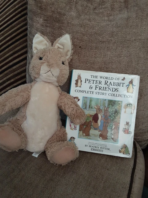 LARGE PETER RABBIT Plush Toy & The World Of Peter Rabbit Complete Story ...