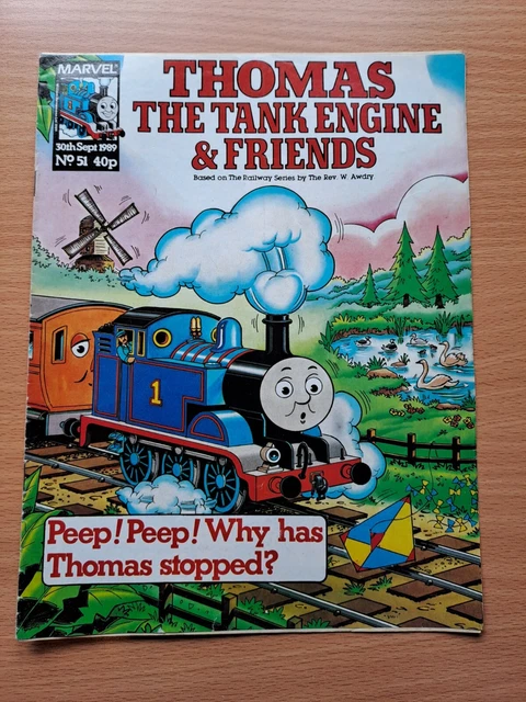 THOMAS THE TANK Engine And Friends Marvel Magazine Comic Issue No. 51 ...