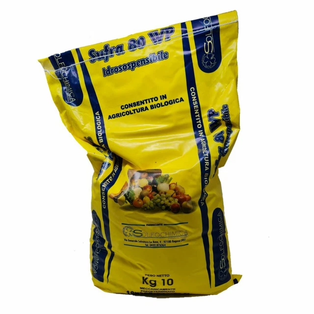 SUFRA ZOLFO 80 micronizzato in polvere bagnabile correttivo 10 KG EUR ...