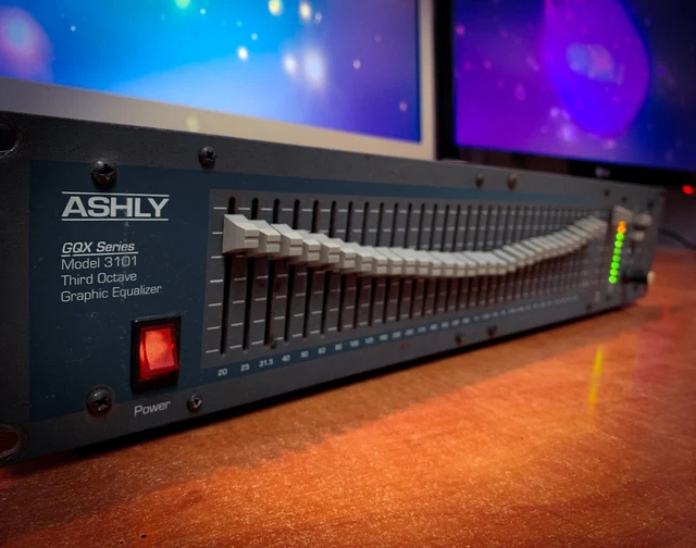 ASHLY 3101 🌈RARE🌈 Vintage Stereo Graphic Equalizer Rack £799.00 ...