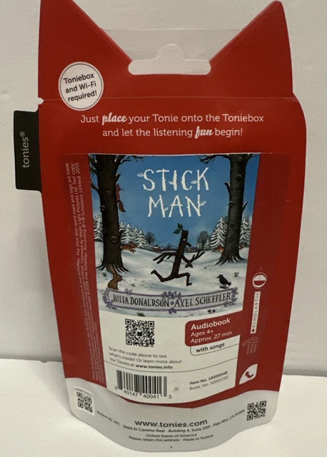 🪵 STICK MAN Tonies Figure For Toniebox Players $38.88 - PicClick CA