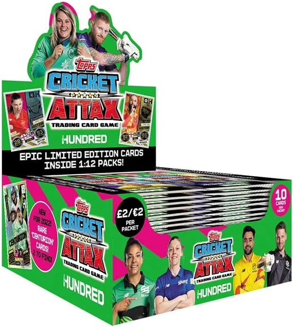 TOPPS CRICKET ATTAX The Hundred 2022-Team logos cards.Updated Dec 22 £1 ...