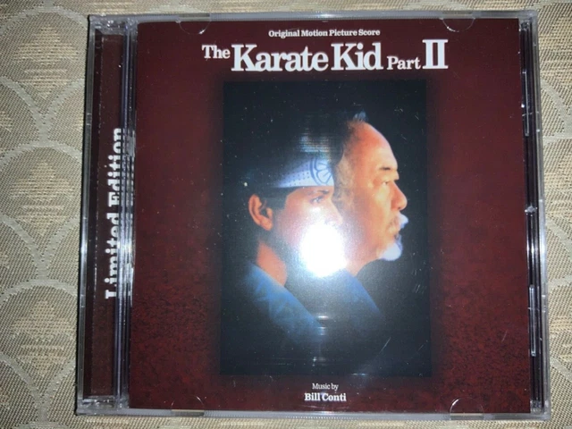 THE KARATE KID PART II 2 Original Film soundtrack CD SCORE BILL CONTI ...
