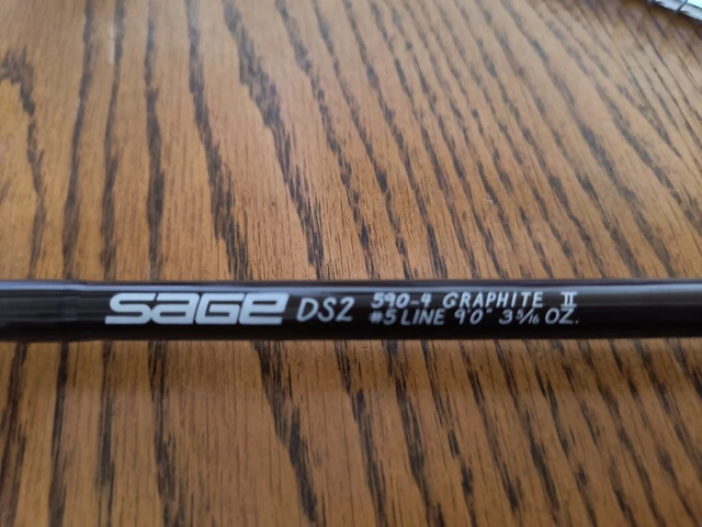 SAGE GRAPHITE II DS2 590-4 9'0 Fly Rod with case $245.00 - PicClick