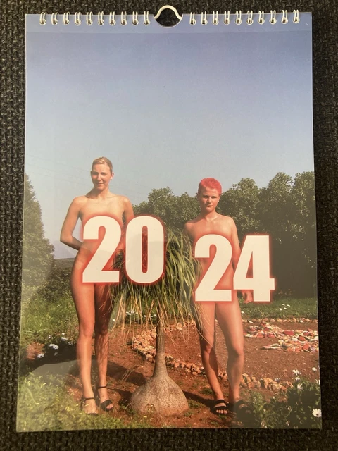 FKK-KALENDER 2024 (AKTFOTOS von Nudistinnen an deutschen Stränden) EUR 8,20 - PicClick DE