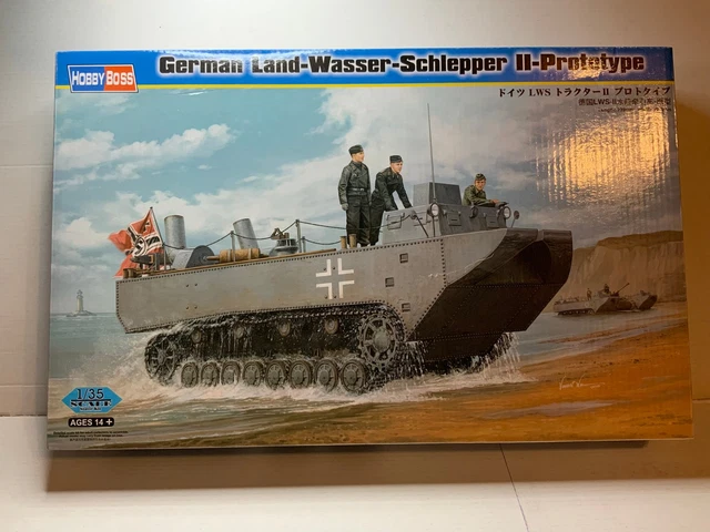 HOBBYBOSS 82461 GERMAN Land-Wasser-Schlepper II Prototyp 1/35 EUR 15,00 ...