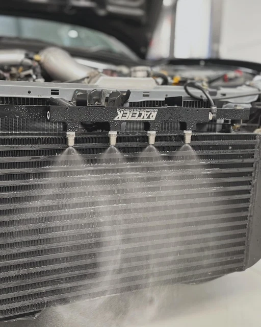 RACETEK INTERCOOLER RADIATOR Water Spray Cooling BASIC Kit / 4-Nozzle ...