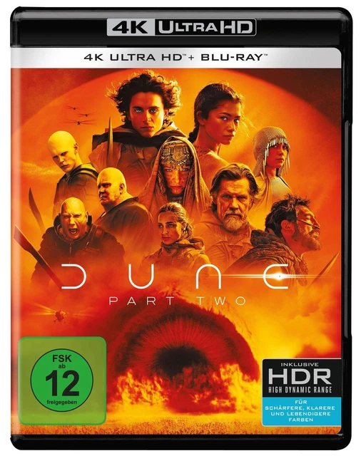 DUNE: PART TWO - 4K UHD | 4K Ultra HD Blu-ray + Blu-ray | Frank Herbert ...