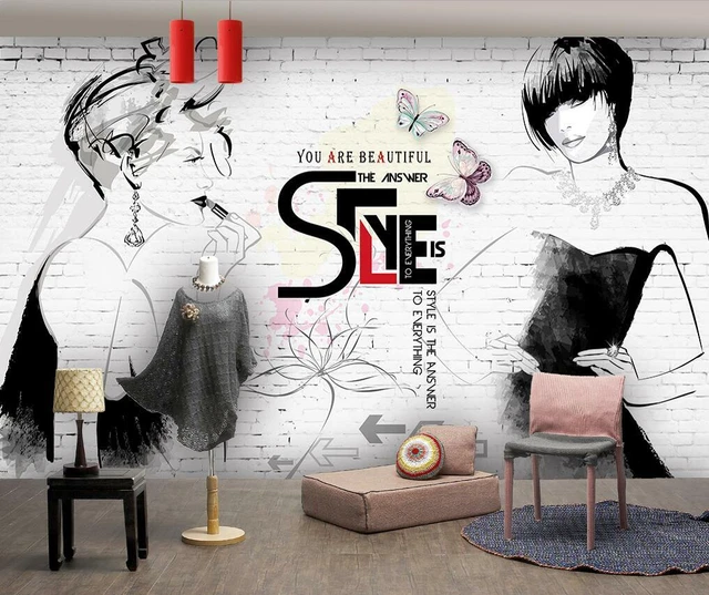 3D DRESS UP Girl 21829NA Wallpaper Wall Murals Removable Wallpaper Fay ...