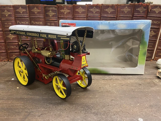 LIVE STEAM WILESCO D409 Showman’s Traction Engine Model Toy Boxed £280.00 - PicClick UK