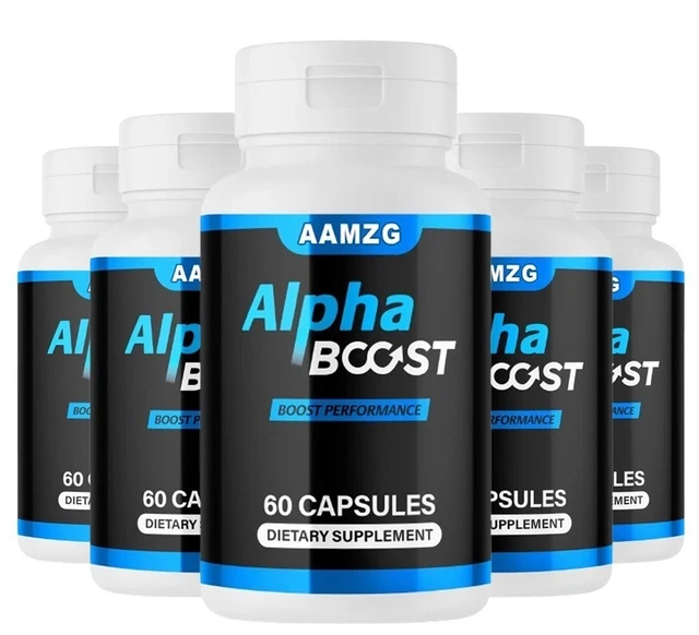 ALPHA BOOST ADVANCED Supplement for Men with Natural Enhancement 300 Capsules £44.42 - PicClick UK