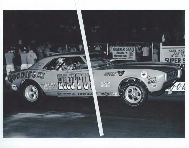 1960S DRAG RACING-LEW Arrington's 1967 Firebird Funny Car-Cecil County ...