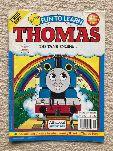 THOMAS THE TANK Engine Fun to Learn Magazine Issue 160 From 1997 With ...