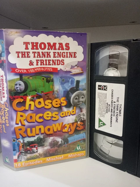 CHASES RACES AND Runaways VHS Thomas The Tank £10.00 - PicClick UK