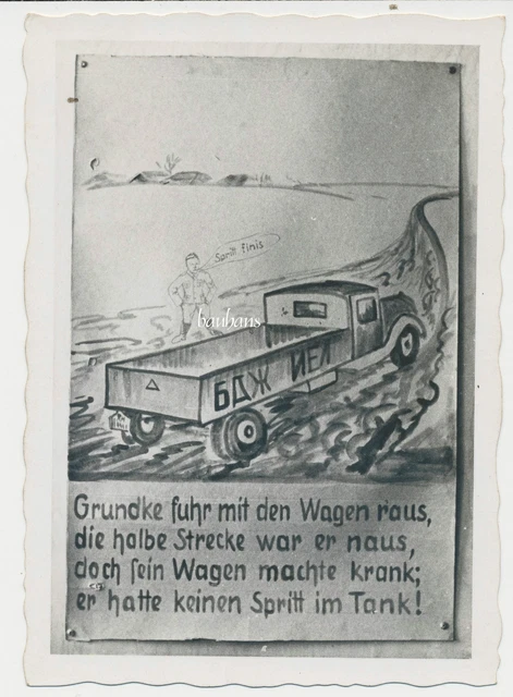 FOTO LUSTIGE KARIKATUR -Witz-Spass 2.WK (Z143) EUR 6,00 - PicClick DE