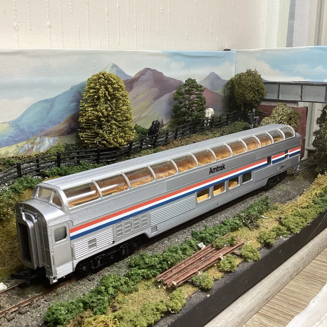 BACHMANN HO SCALE #71705 85ft AMTRAK Full Domed Passenger Car. Boxed ...