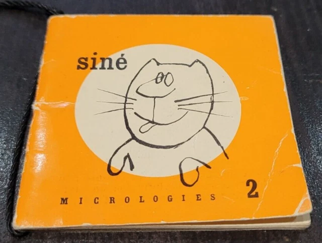 SINÉ / MICROLOGIES n°2 / 1959 / Jean Jacques Pauvert / rare EUR 15,00 ...