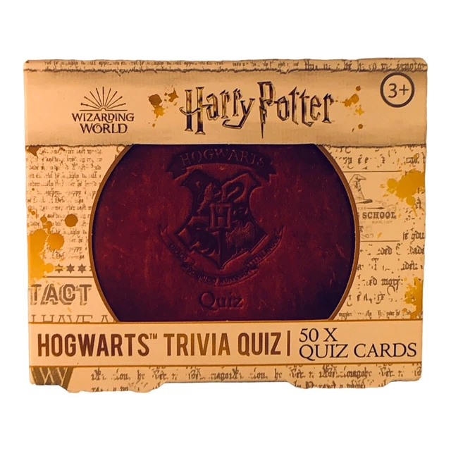 HARRY POTTER HOGWARTS Trivia Cards Quiz Game 200 Questions Set New £9. ...
