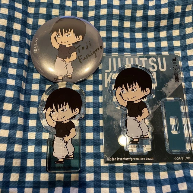 JUJUTSU KAISEN Toji Fushiguro Acrylic Stand Block Can Badge EUR 29,55 ...