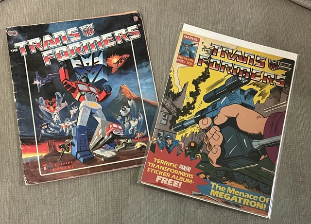 TRANSFORMERS G1 UK Marvel Comic # 52, KOSTENLOSES GESCHENK PANINI ...