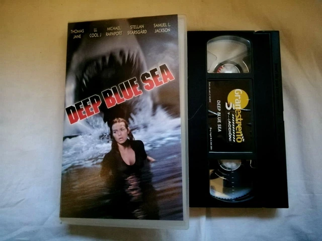DEEP BLUE SEA VHs Film Tape WB Planet Augustini £8.90 - PicClick UK