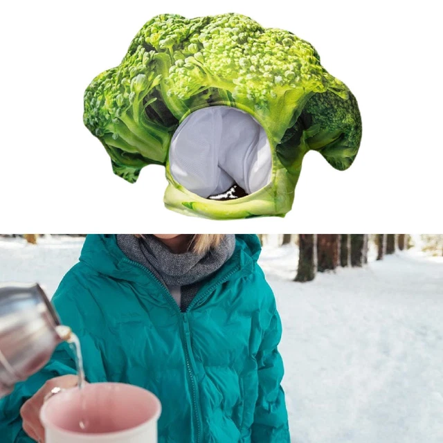 VEGETABLE HAT BROCCOLI Festival Party Dress up Cosplay Costume Full ...