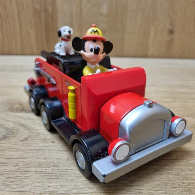 DISNEY MICKEY MOUSE Red Fire Truck Dept Engine 71 With Sound ...