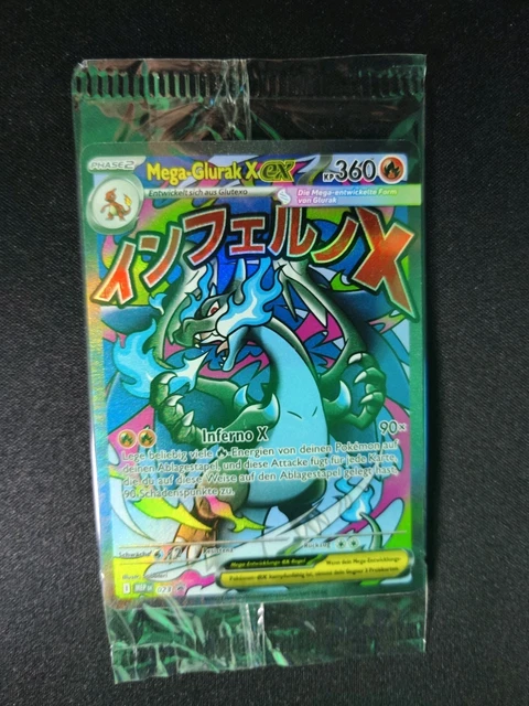 POKEMON FATALE FLAMMEN Mega Glurak MEP 023 / Choreogel MEP 024 Promo DE ...