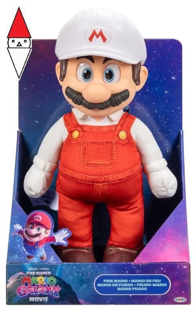 ACTION FIGURE JAKKS Pacific super mario galaxy jumbo roto plush mario ...