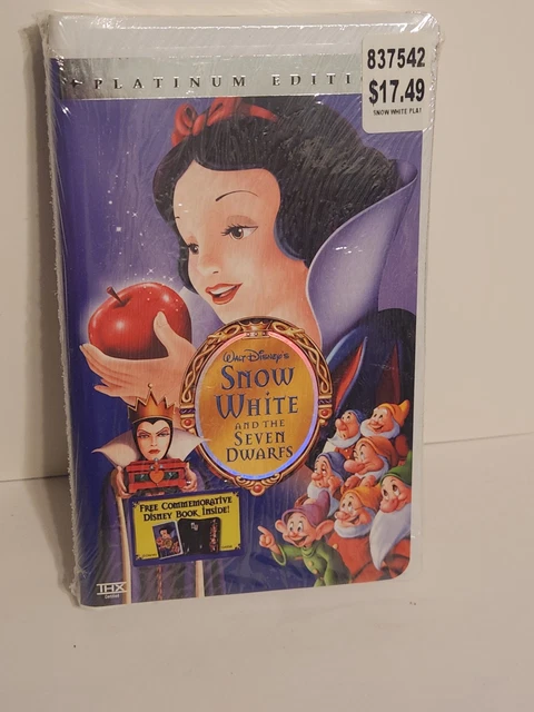 SNOW WHITE AND the Seven Dwarfs (VHS, 2001) Platinum Edition – Preowned ...