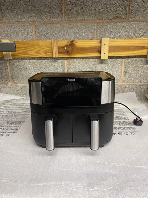 LOGIK 7.2L DUAL Basket L72AFB23 Air Fryer Black & Silver £29.99 ...