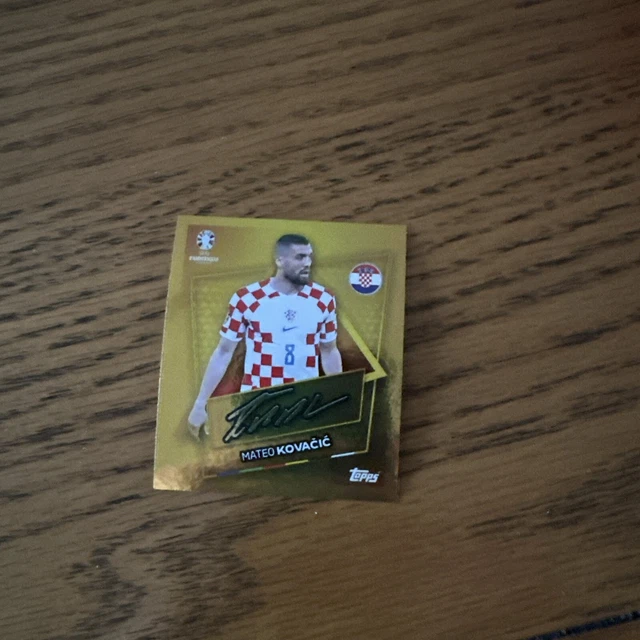TOPPS EURO 2024 Sticker Signature Parallel Cro Sp £5.00 - PicClick UK