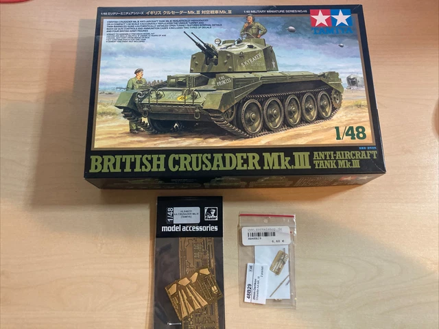 TAMIYA 32546 BRITISH Crusader Mk.III Anti Aircraft 1:48 ovp EUR 27,99 ...