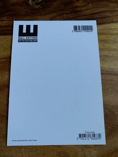 CARTE POSTALE 15X10 Super Ramen Bot Vincent Trinidad Kaiju Dragun ...