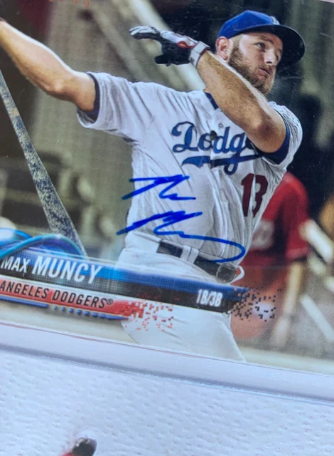 2019 TOPPS ARCHIVES MAX MUNCY AUTOGRAPHE #/68 signatures automatiques ...