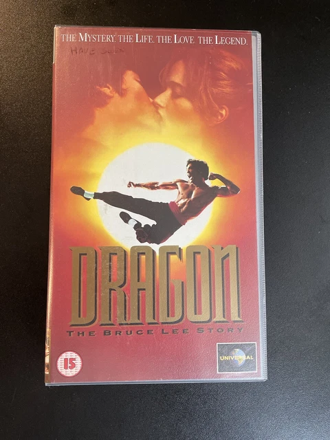 DRAGON: BRUCE LEE Story (VHS) 1993 Jason Scott Lee, Lauren Holly Movie ...