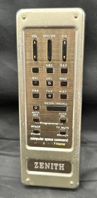 VINTAGE ZENITH COMPUTER Space Command TV Remote Controller Space Phone ...