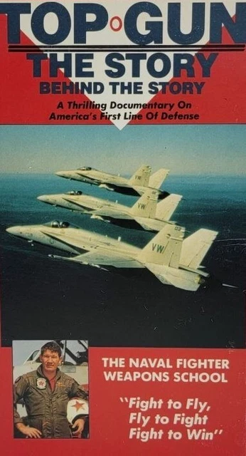 TOP GUN - The Story Behind the Story (VHS, 1988) Randy "Duke ...