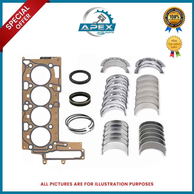 BMW N47 N47D20 Tête Joint Avec Kit Reconstruction Moteur 2.0 Diesel 1 3 Coupé EUR 392,60 ...