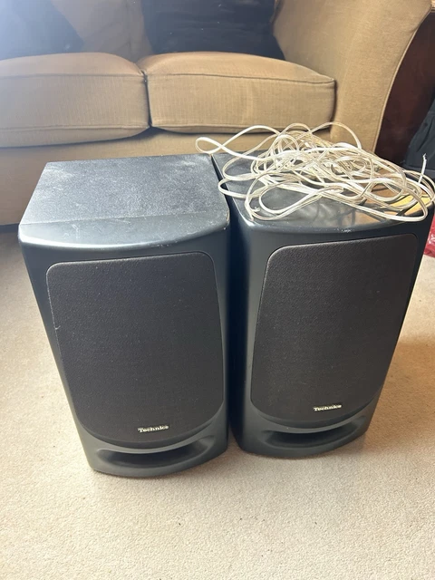 TECHNICS SB-CH404 PAIR Of 3 Way Bookshelf Speakers 50W 6 Ohms Black ...