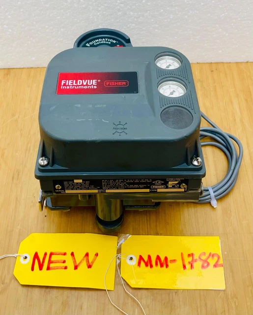 FISHER FIELDVUE DVC6010F Electro-Pneumatic Valve Positioner # New $964. ...