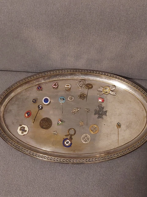 ABZEICHEN ANSTECKNADEL ORDEN Pin Sport Auto Militär DSV DSB Dänemark ...