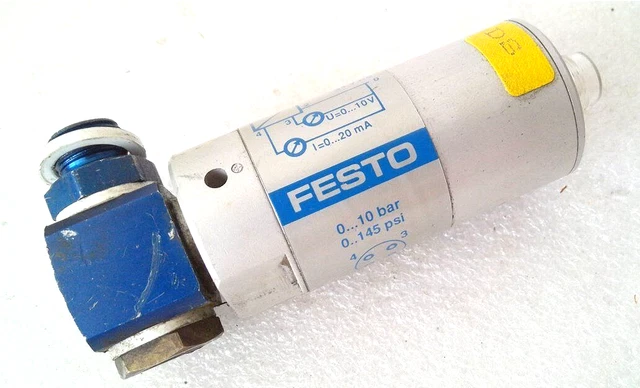 TEST-FUCHS - FESTO Drucksensor/ SDE-10-10V/20mA - 0 V ... 10 V - 0 mA ...